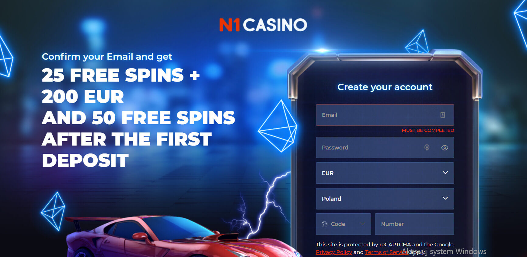 N1Casino Online PL Casino Bonus 300 Do 300 FS